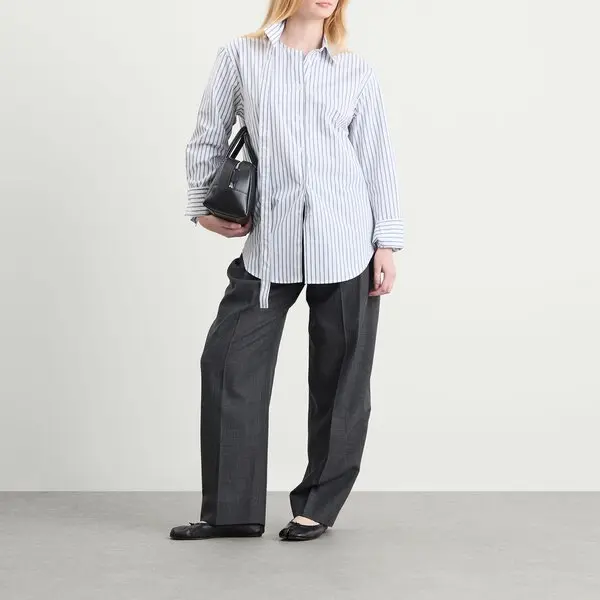RÓHE Deconstructed Striped Shirt