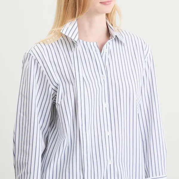 RÓHE Deconstructed Striped Shirt