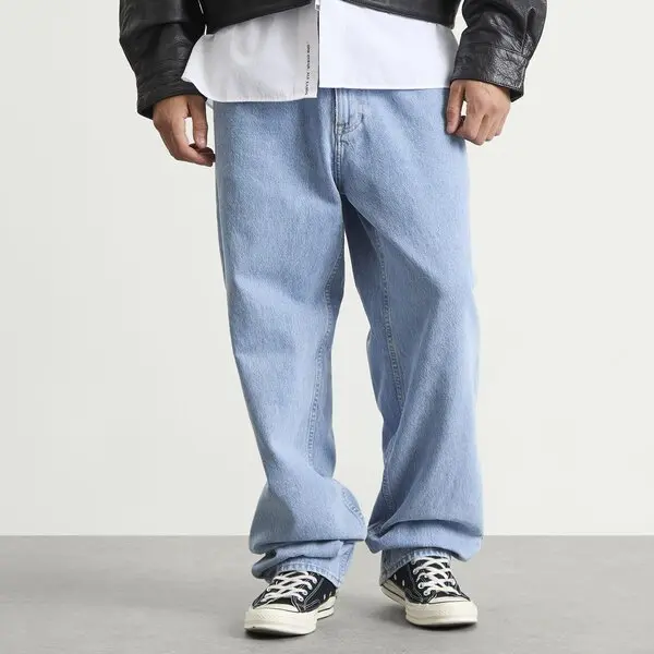 Edwin Tyrell Denim Pants - Blue Heavy Bleach Wash