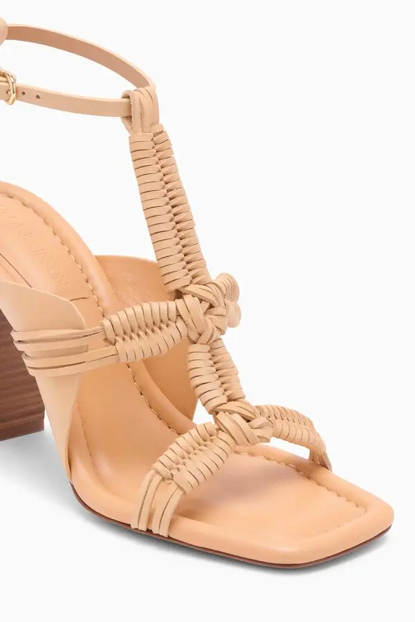 Ulla Johnson Aiko Macrame High Heel - Miele