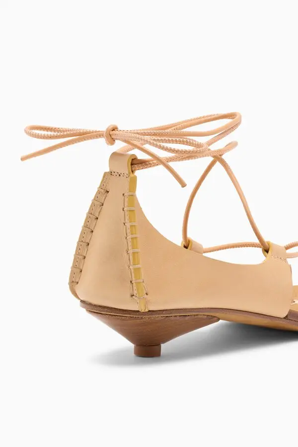 Ulla Johnson Aves Kitten Heel Sandal - Miele