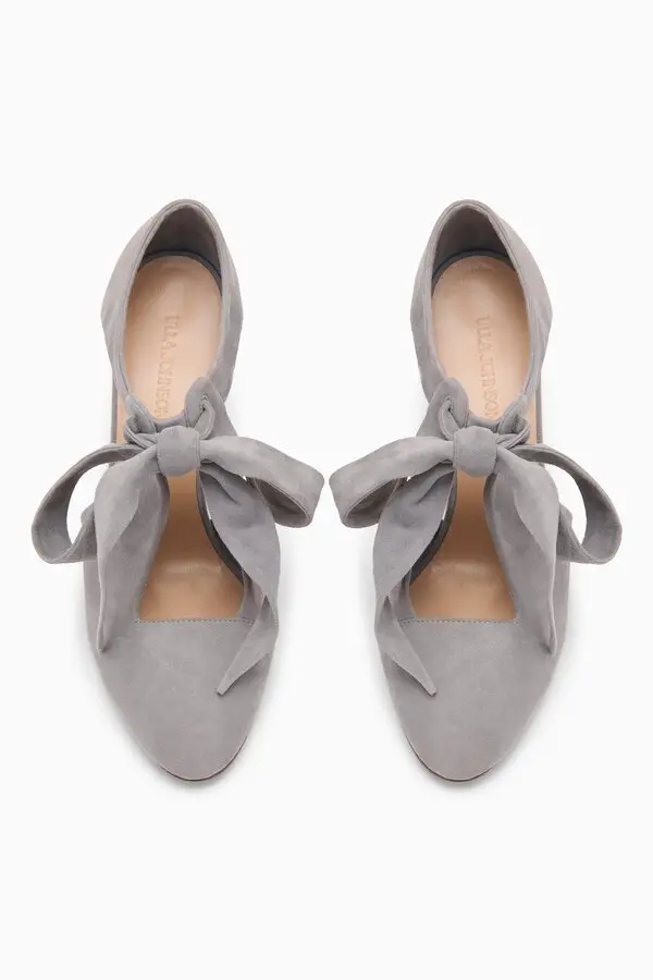 Ulla Johnson Ingrid Bow Pump - Stone