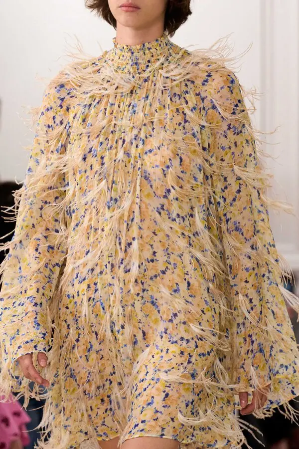 Ulla Johnson Miriam Dress With Feather Embroidery