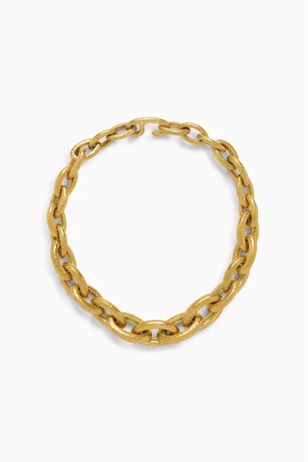 Ulla Johnson Gradient Oval Necklace - Brass