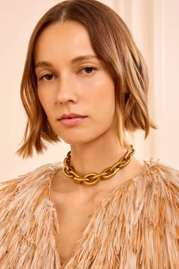 Ulla Johnson Gradient Oval Necklace