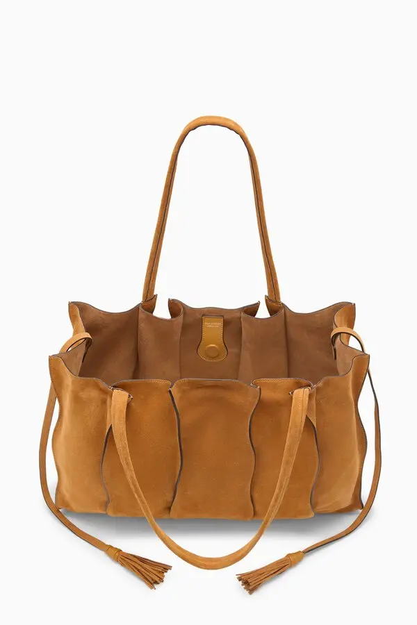 Ulla Johnson Adria Large Suede Tote - Canyon