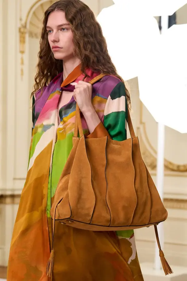 Ulla Johnson Adria Large Suede Tote - Canyon