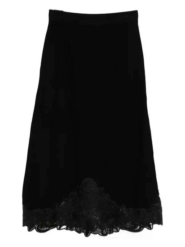 TWINSET Lace Midi Skirt