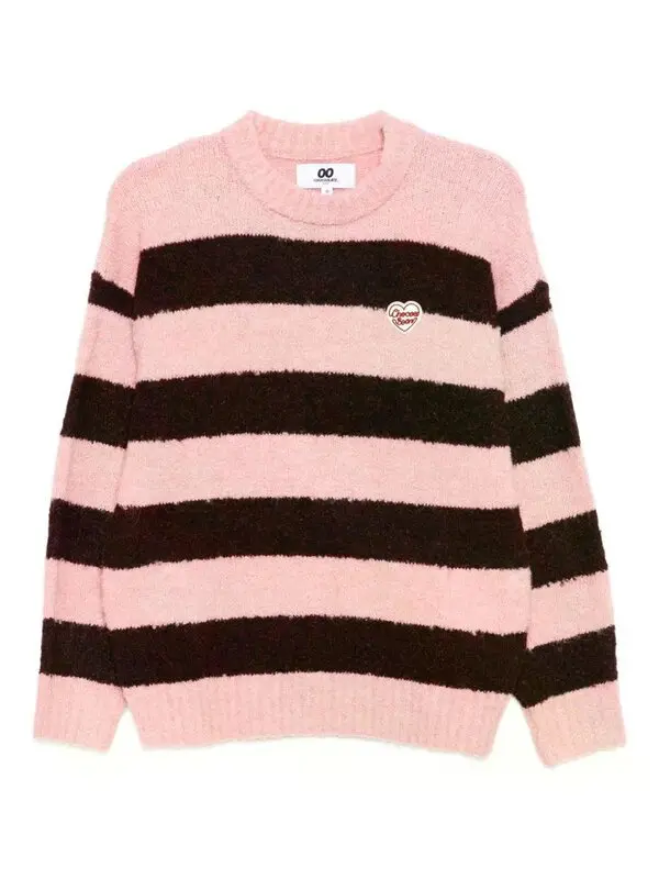 CHOCOOLATE Logo-embroidered Striped Jumper