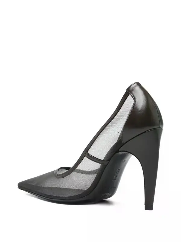 JUDE Pointed-toe Mesh Pumps