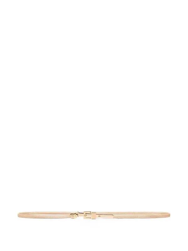 Fendi Ff-plaque Chain Belt - Gold