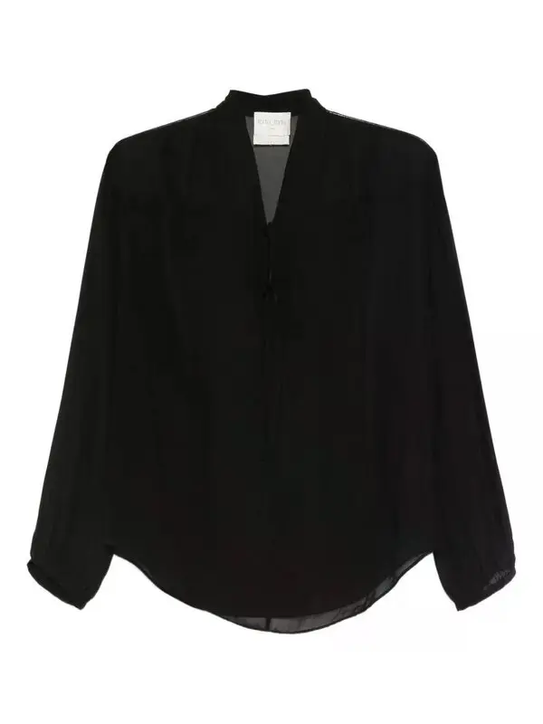 FORTE_FORTE Sheer Blouse
