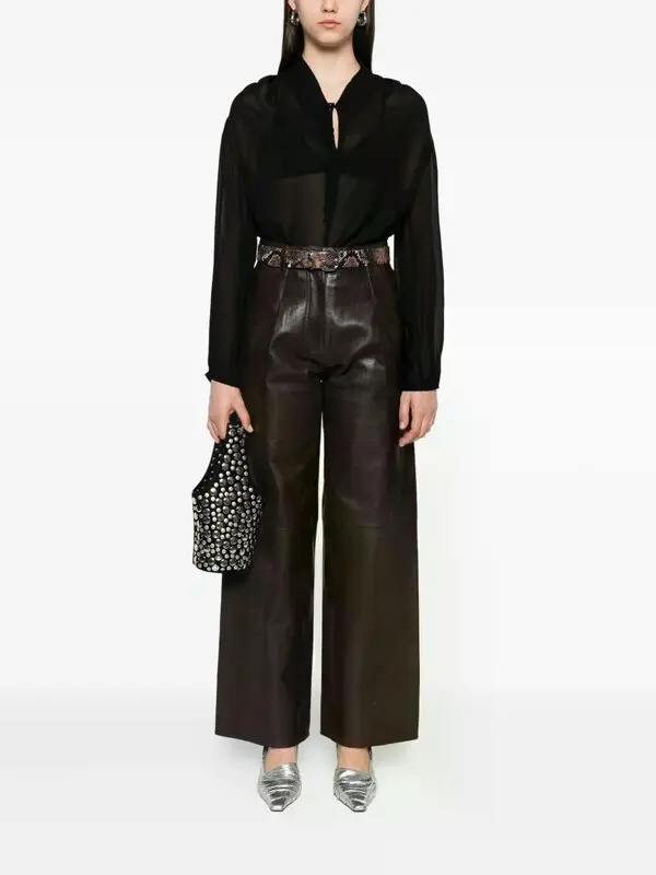 FORTE_FORTE Sheer Blouse