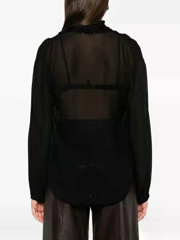 FORTE_FORTE Sheer Blouse