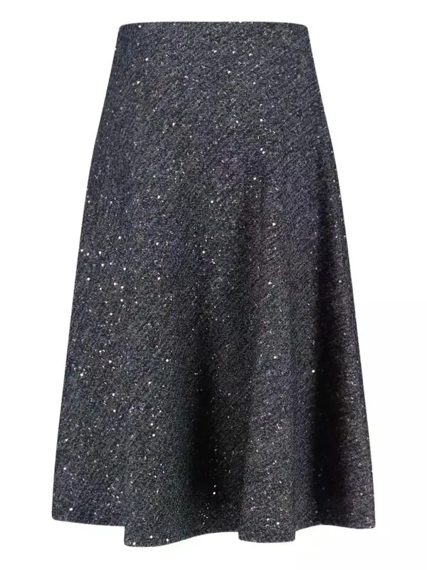 Tagliatore Sequin-embellished Midi Skirt