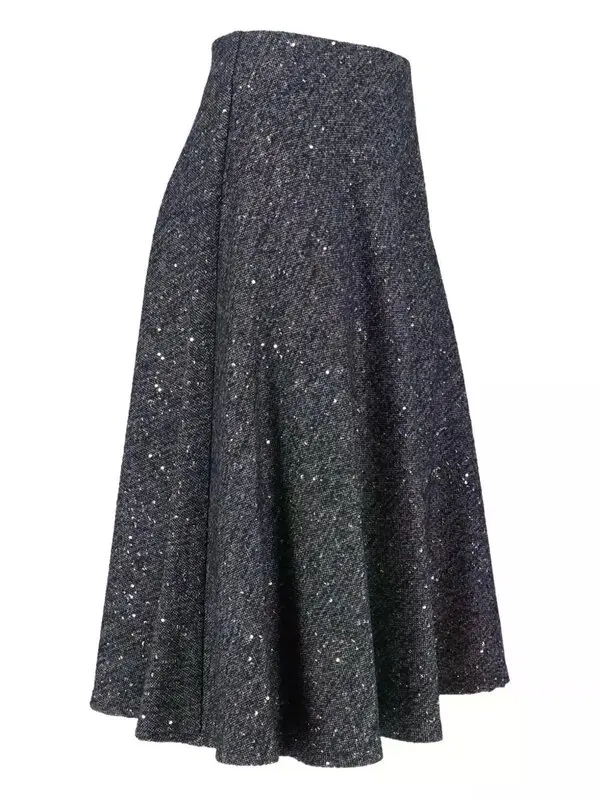 Tagliatore Sequin-embellished Midi Skirt