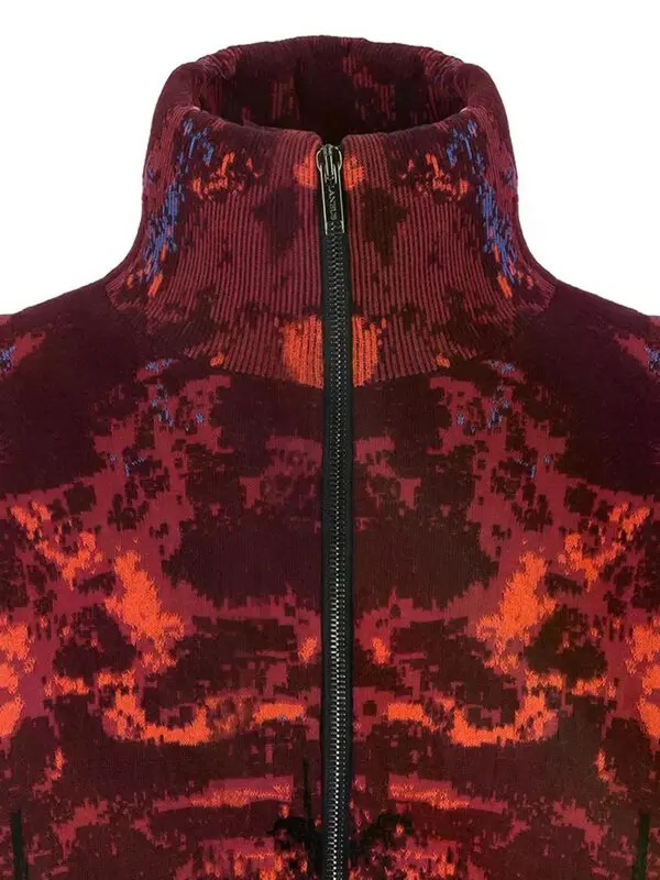 LANEUS Knitted Bomber Jacket