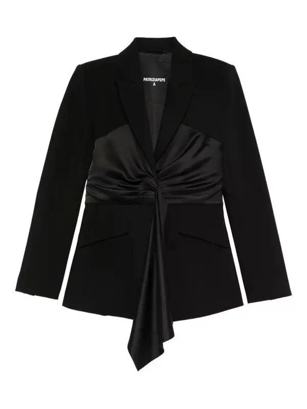 Patrizia Pepe Draped Blazer