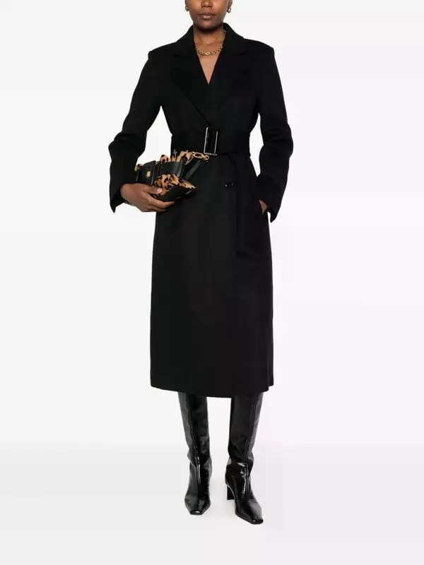 Patrizia Pepe Belted Single-breasted Coat