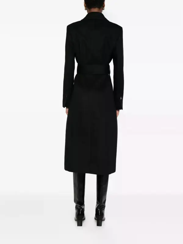 Patrizia Pepe Belted Single-breasted Coat