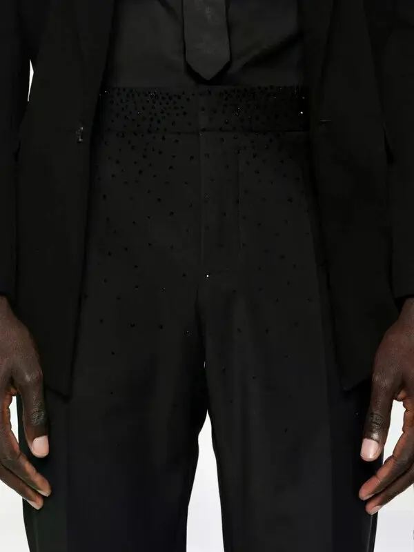 Patrizia Pepe Rhinestone-embellished Trousers