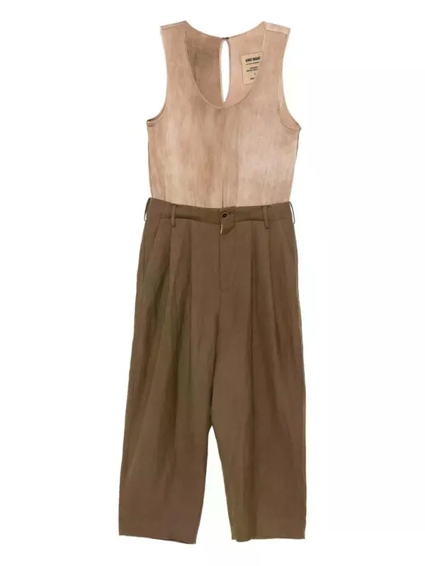 UMA WANG Pleated Cropped Trousers