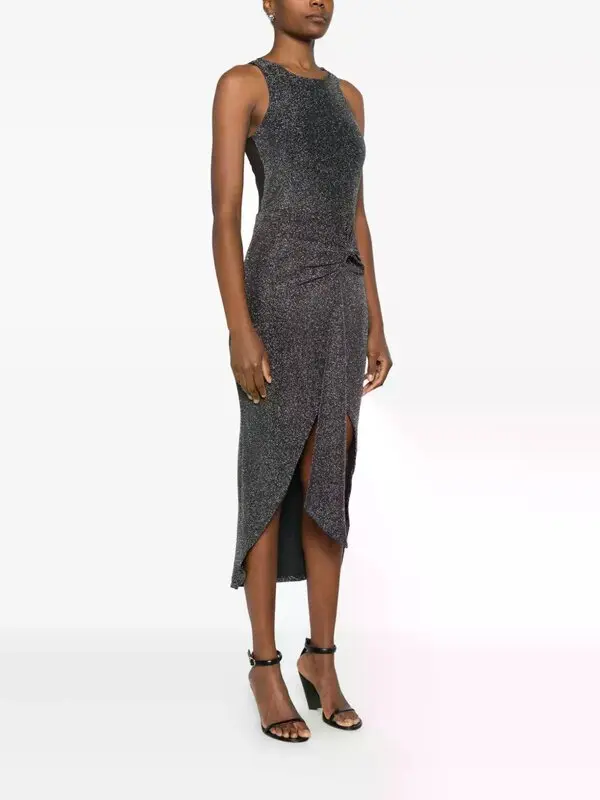 Patrizia Pepe Draped Midi Dress