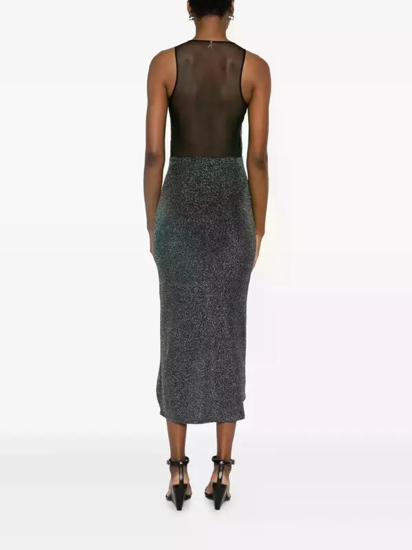 Patrizia Pepe Draped Midi Dress