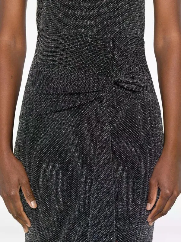 Patrizia Pepe Draped Midi Dress