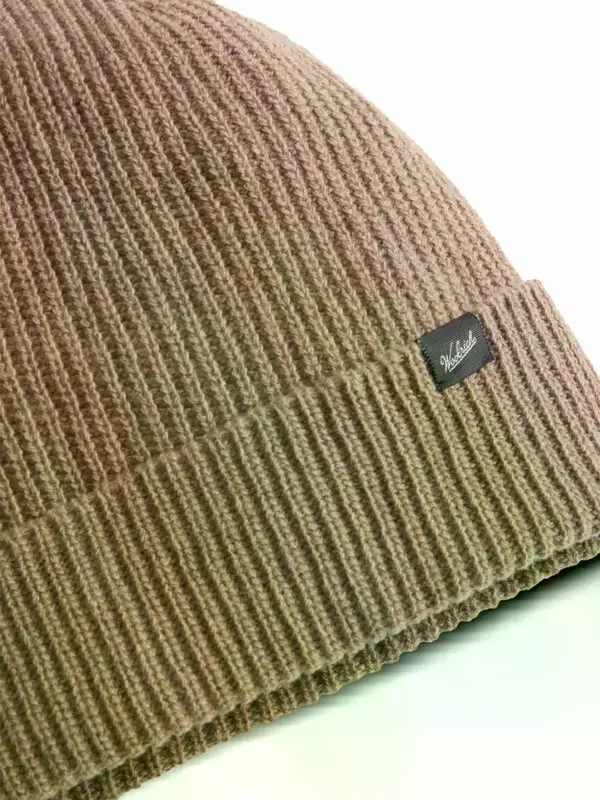 Woolrich Ribbed Knit Beanie - Brown