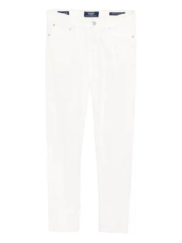 BARBA NAPOLI Five-pocket Jeans - White