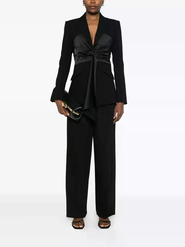 Patrizia Pepe High-waisted Straight-leg Trousers