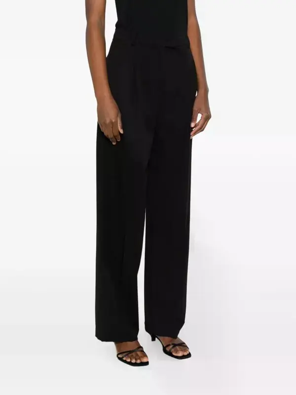 Patrizia Pepe High-waisted Straight-leg Trousers