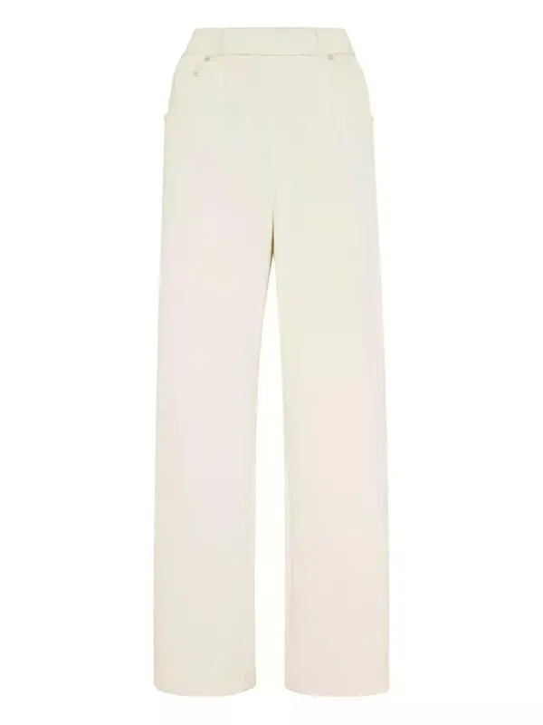 Brunello Cucinelli Elasticated Track Pants - Neutrals