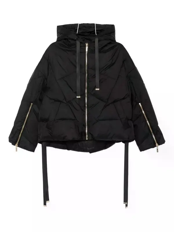 TWINSET Quilted Hooded Jacket