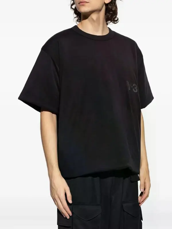 Y3 Logo-print T-shirt - Black