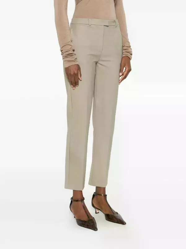 Patrizia Pepe Straight-leg Trousers - Neutrals