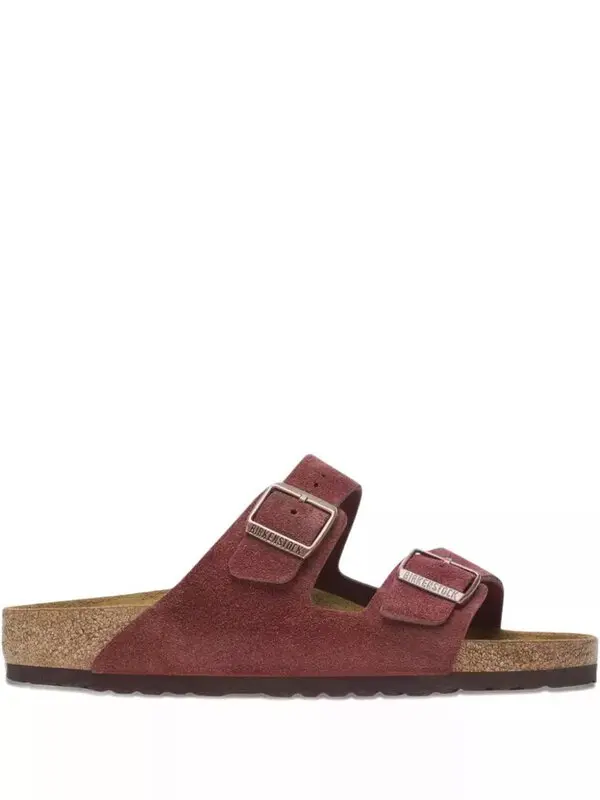 BIRKENSTOCK Arizona Suede Sandals - Brown