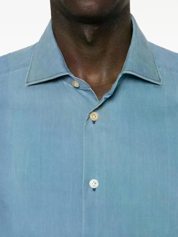 Kiton Buttoned Cotton Shirt
