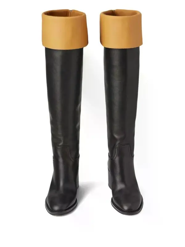 Ralph Lauren 55mm Barnet Leather Over-the-knee Boots