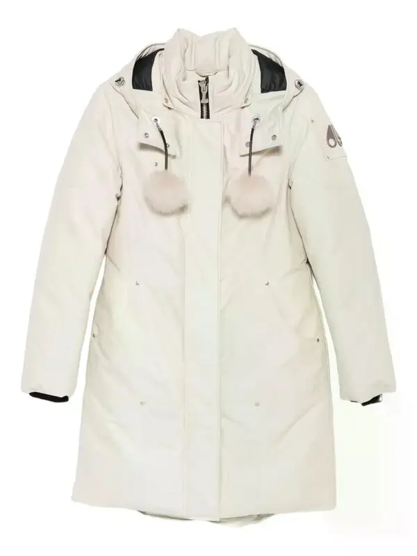 Moose Knuckles Pompom-detail Hooded Coat