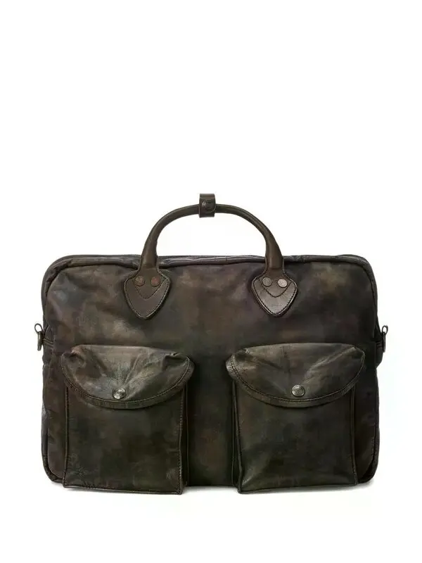 Ralph Lauren Leather Briefcase - Brown