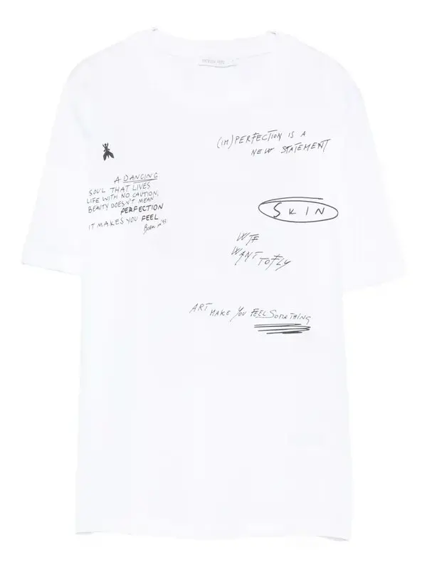 Patrizia Pepe Graphic-print T-shirt - White