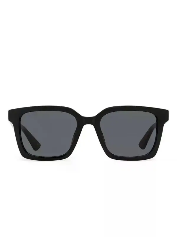Gucci Logo Square-frame Sunglasses - Black