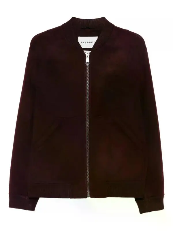 AMARANTO Zip-up Bomber Jacket