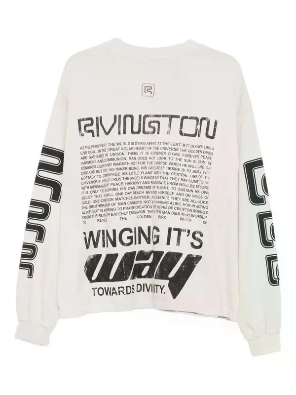 RRR123 Graphic-print Long-sleeve T-shirt