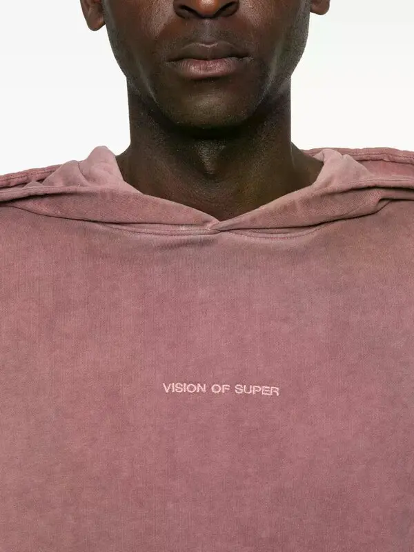 VISION OF SUPER Logo-patch Hoodie