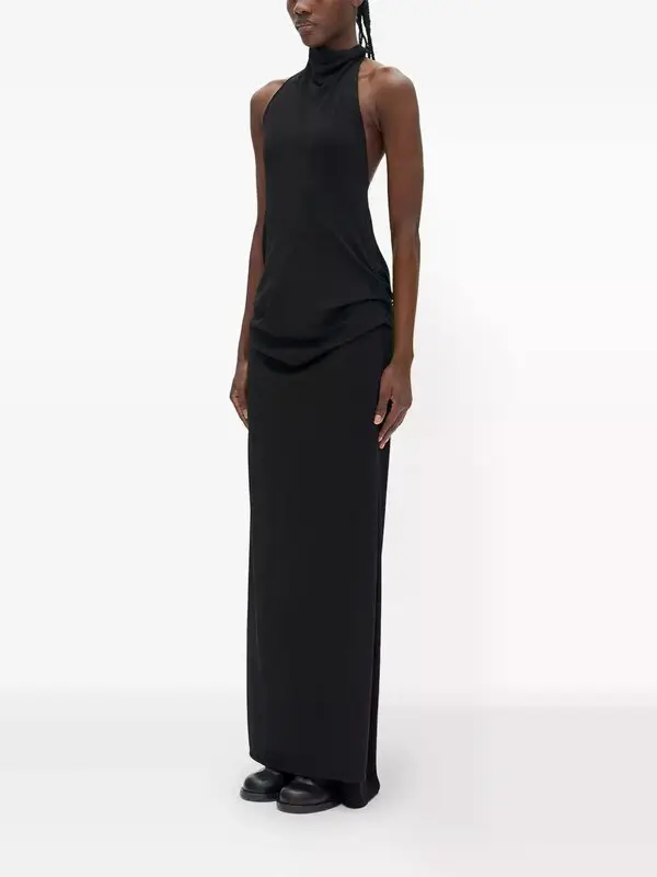 ANN DEMEULEMEESTER Rut Sleeveless Turtleneck Maxi Dress