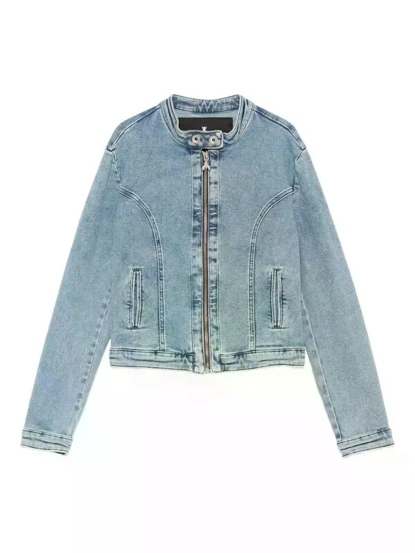 Patrizia Pepe Denim Zip-up Jacket