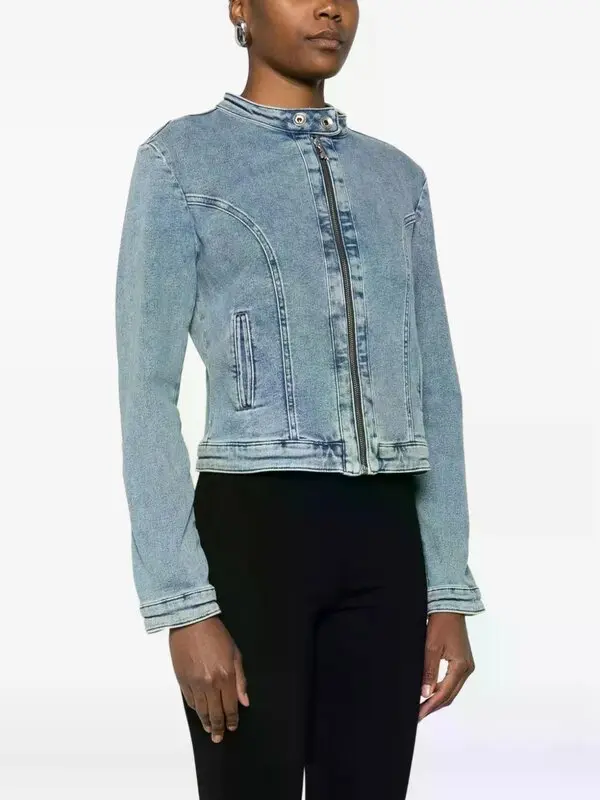 Patrizia Pepe Denim Zip-up Jacket